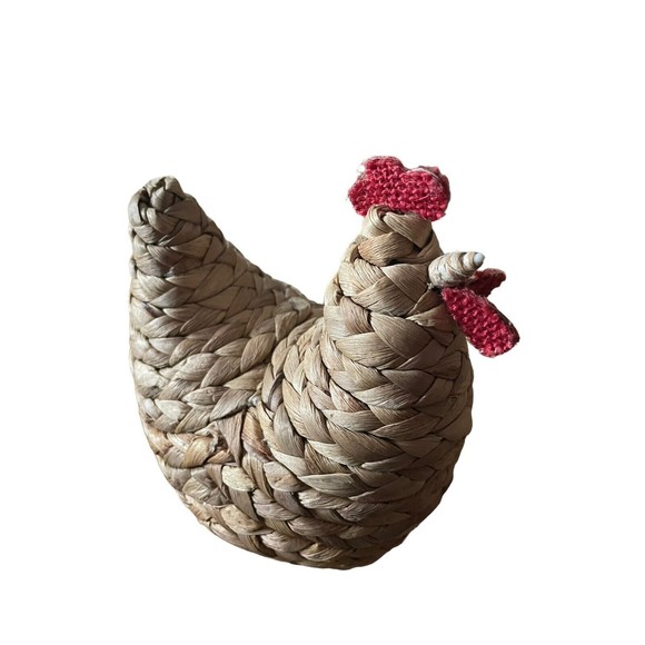 Target | Accents | Target Bullseye Braided Woven Straw Hen Figurine 223 ...